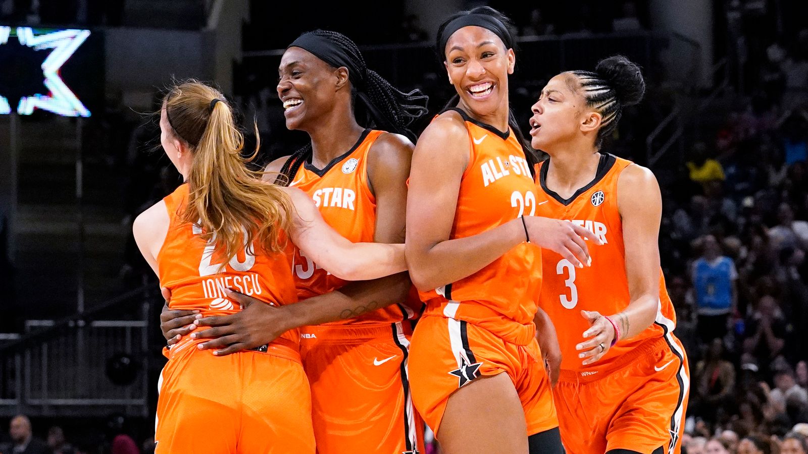 WNBA All-Star: Team Stewart 112-134 Team Wilson | Basketball News | Sky ...