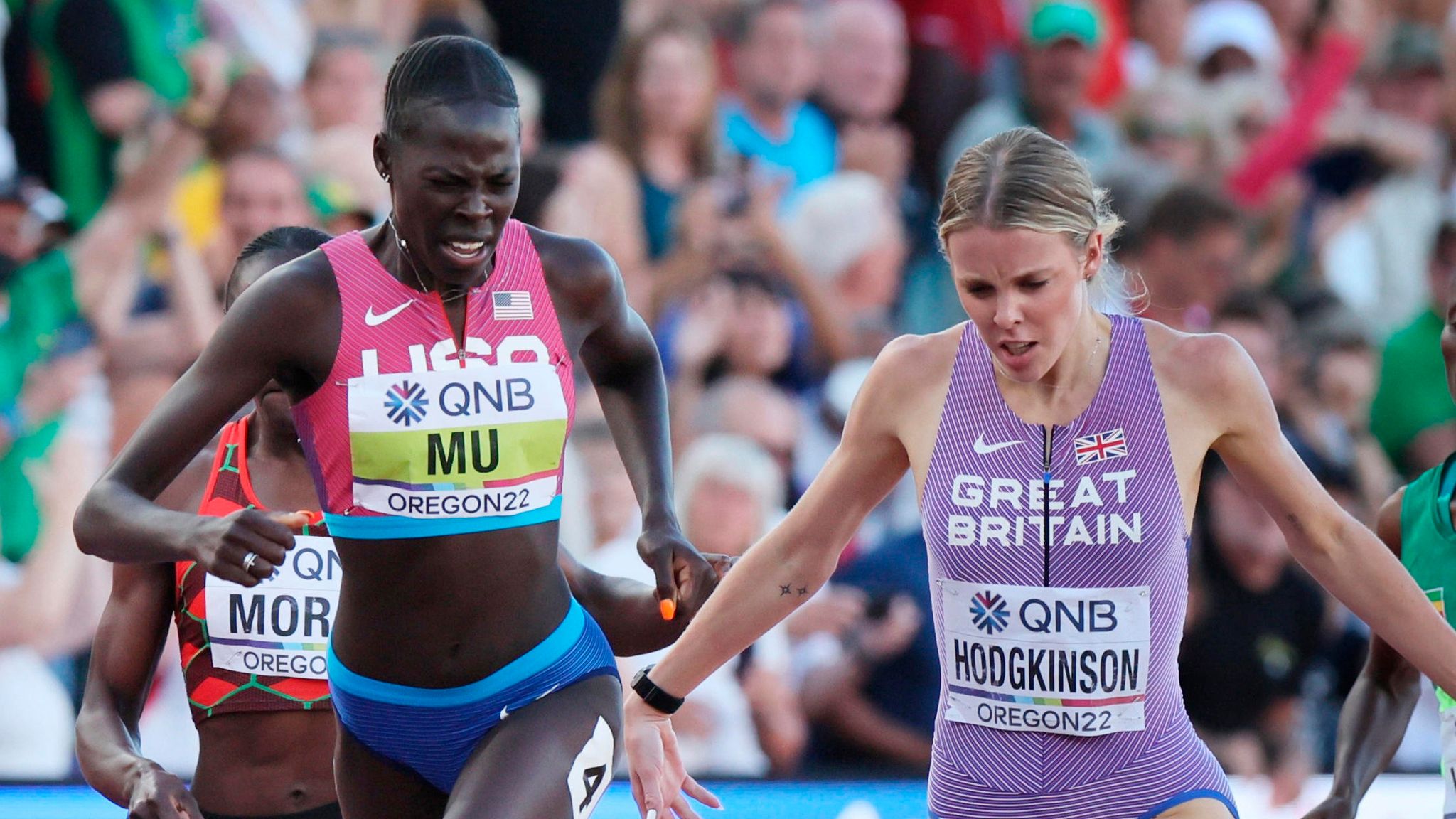 World Athletics Championships: Keely Hodgkinson wins 800m silver medal ...
