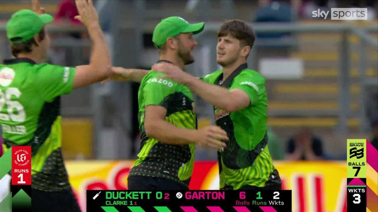 George Garton's dream start for Southern Brave | Cricket News | Sky Sports