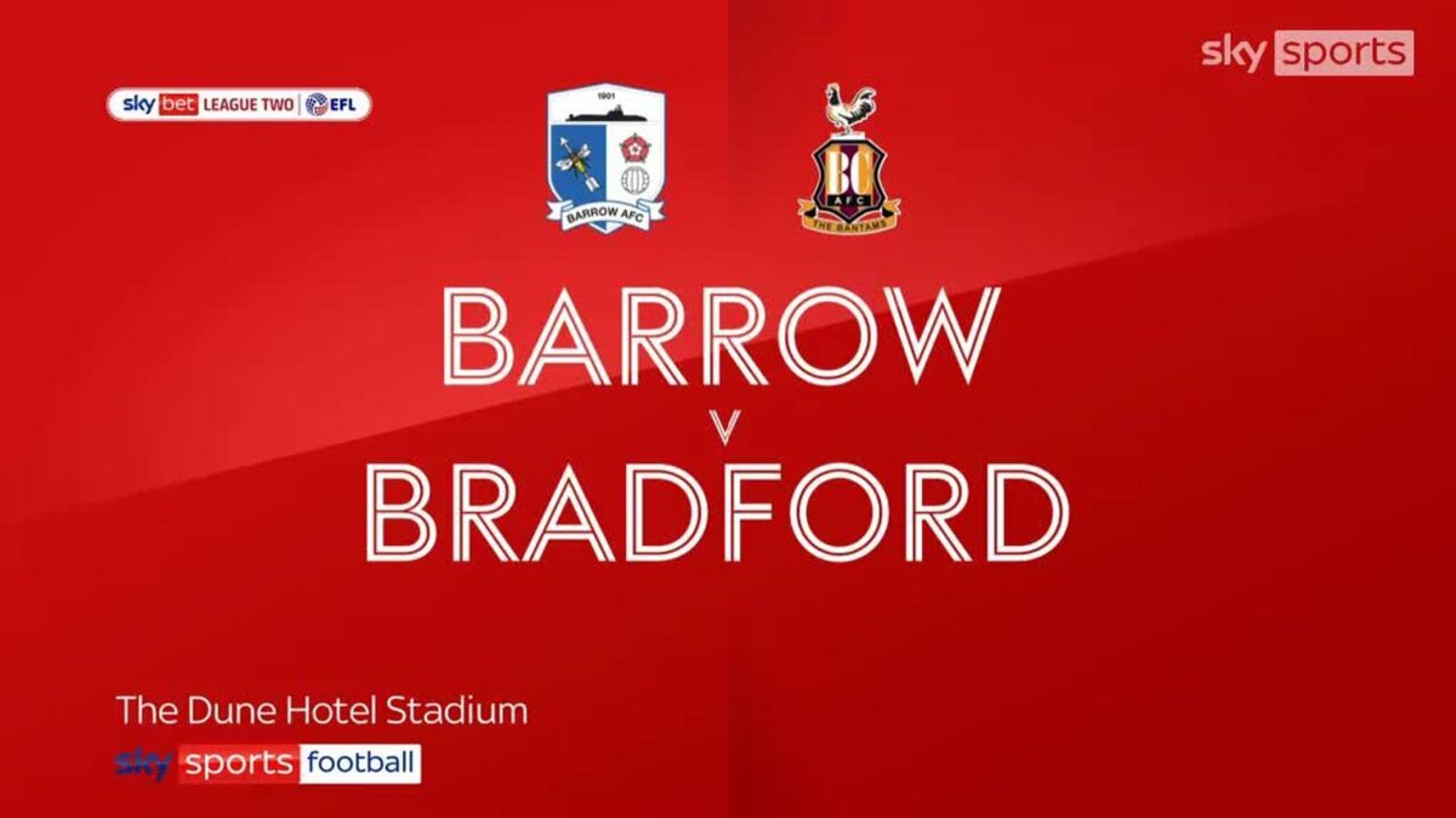 Barrow 3-2 Bradford: Josh Gordon scores winner in five-goal thriller ...