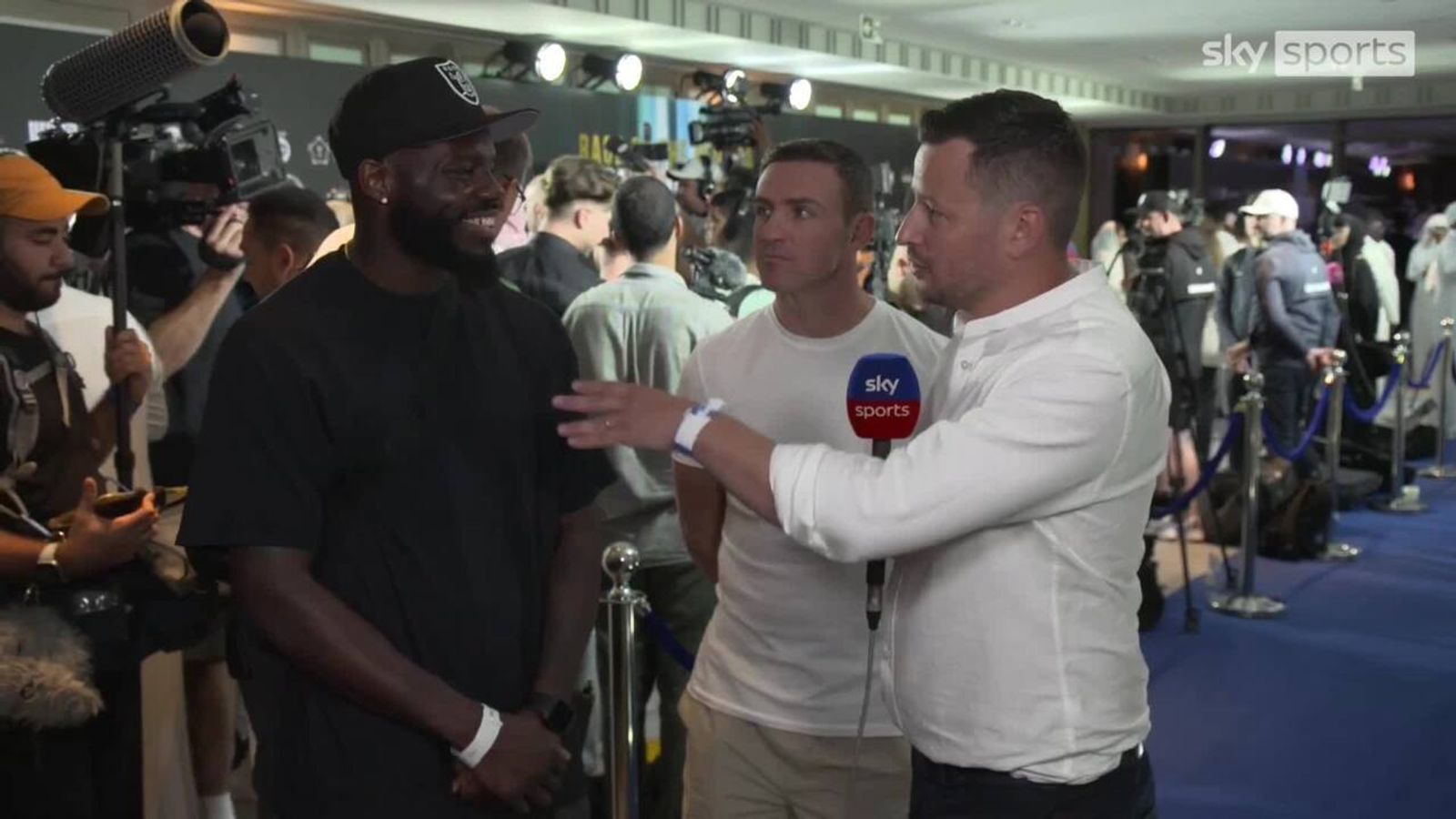 Former sparring partner Andrew Tabiti expects aggressive Anthony Joshua ...