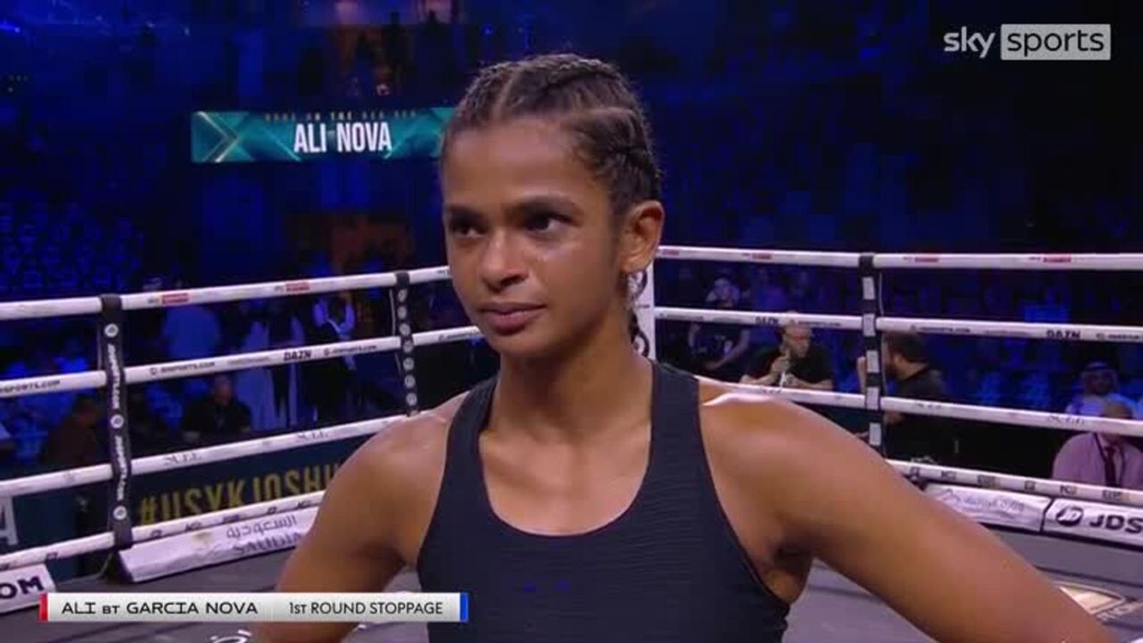 Usyk vs AJ: Ramla Ali wins historic bout on Oleksandr Usyk vs Anthony ...