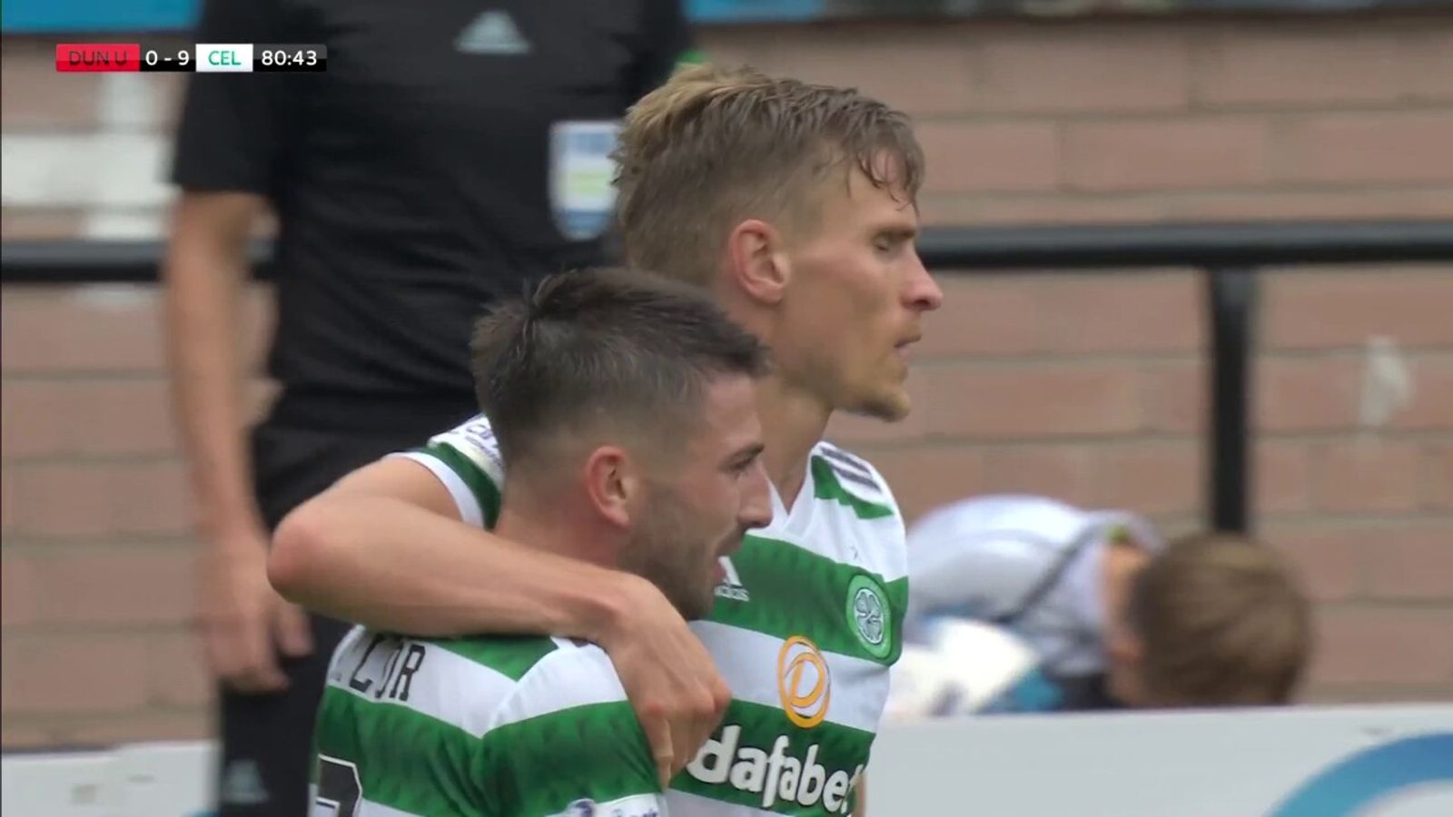 Celtic 9-0 up as Carl Starfelt nods in from a corner | Football News ...