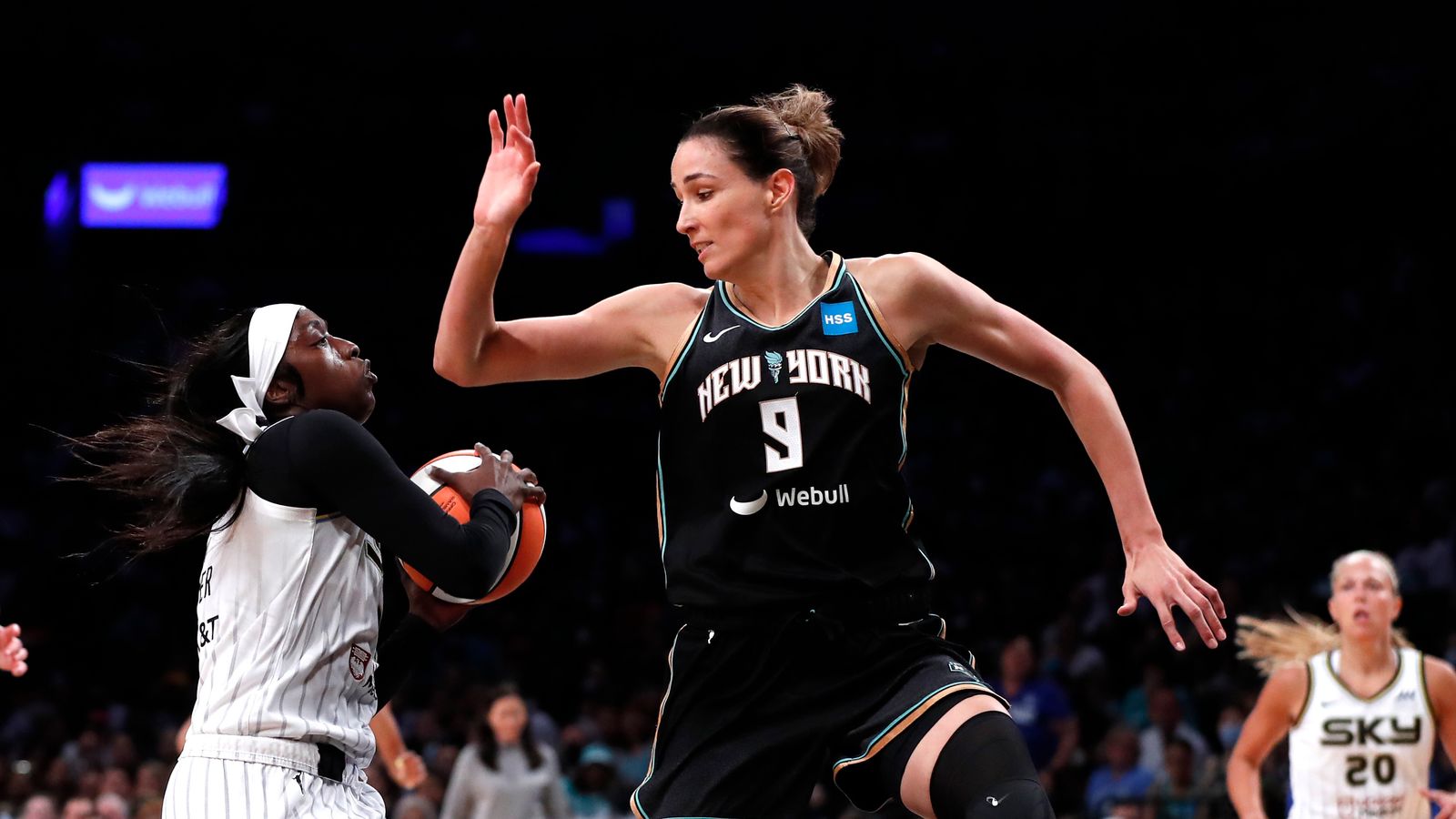 WNBA Playoffs: Chicago Sky 90-72 New York Liberty | NBA News | Sky Sports