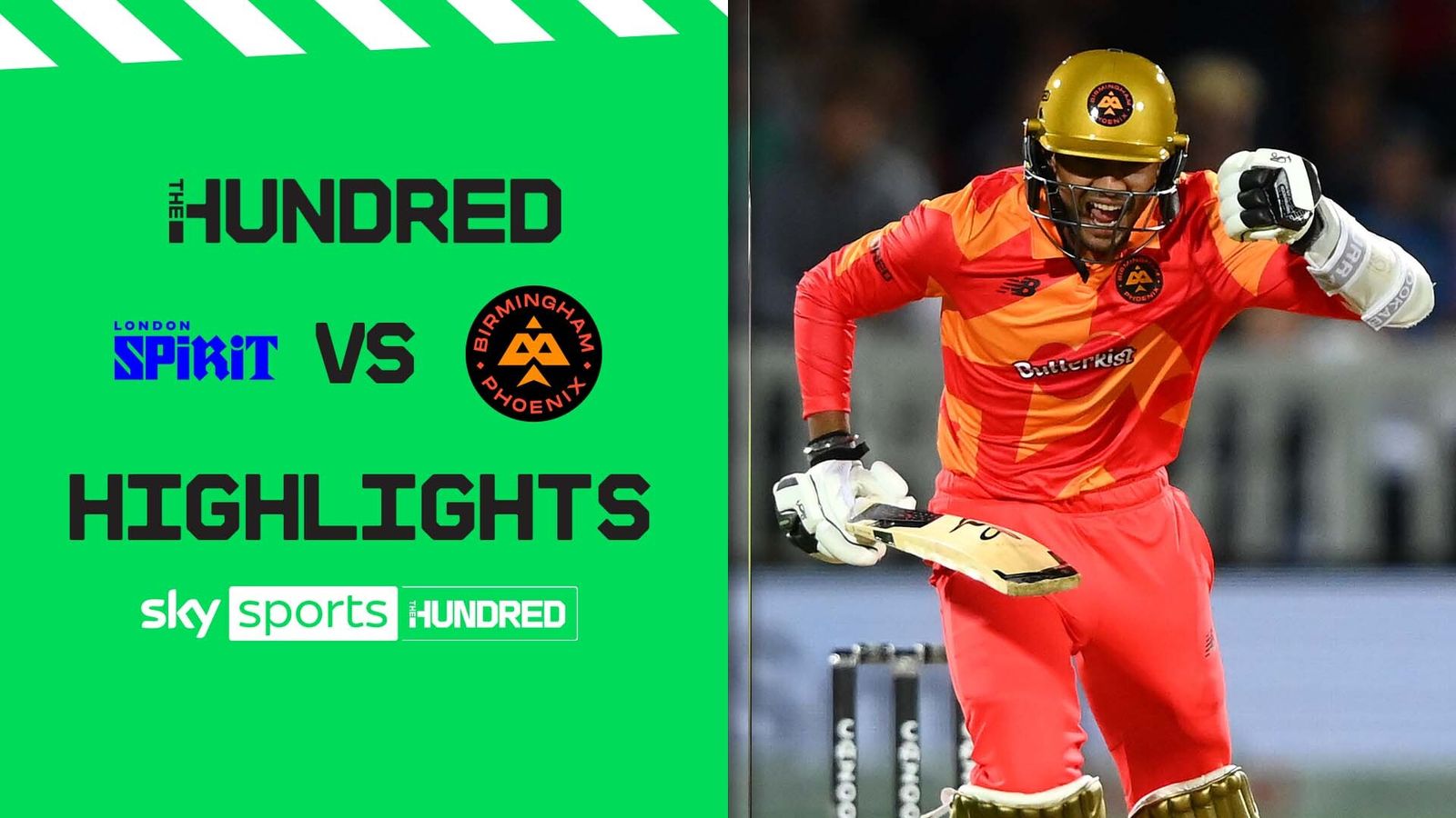 London Spirit vs Birmingham Phoenix | The Hundred highlights | Cricket ...