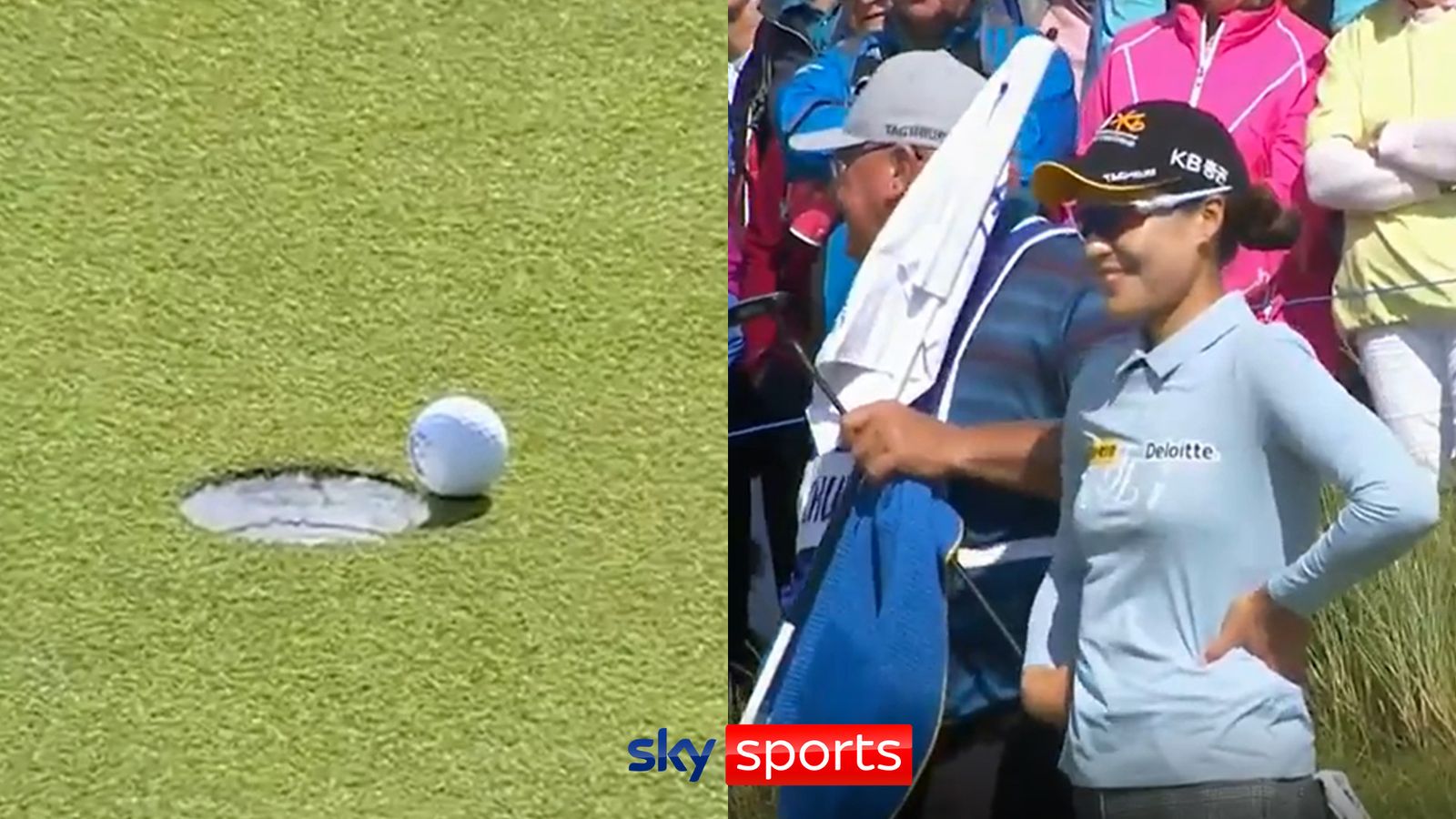 'There is a golfing God after all!' - In Gee Chun eventually sinks ...