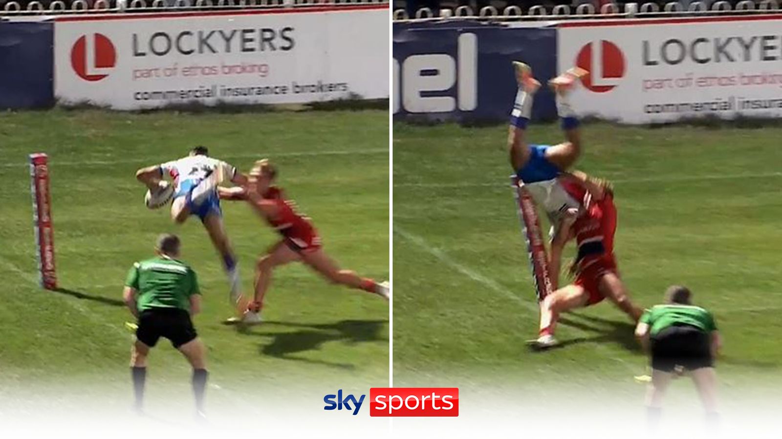 Lewis Murphy scores spectacular acrobatic try against Hull KR! | Rugby ...