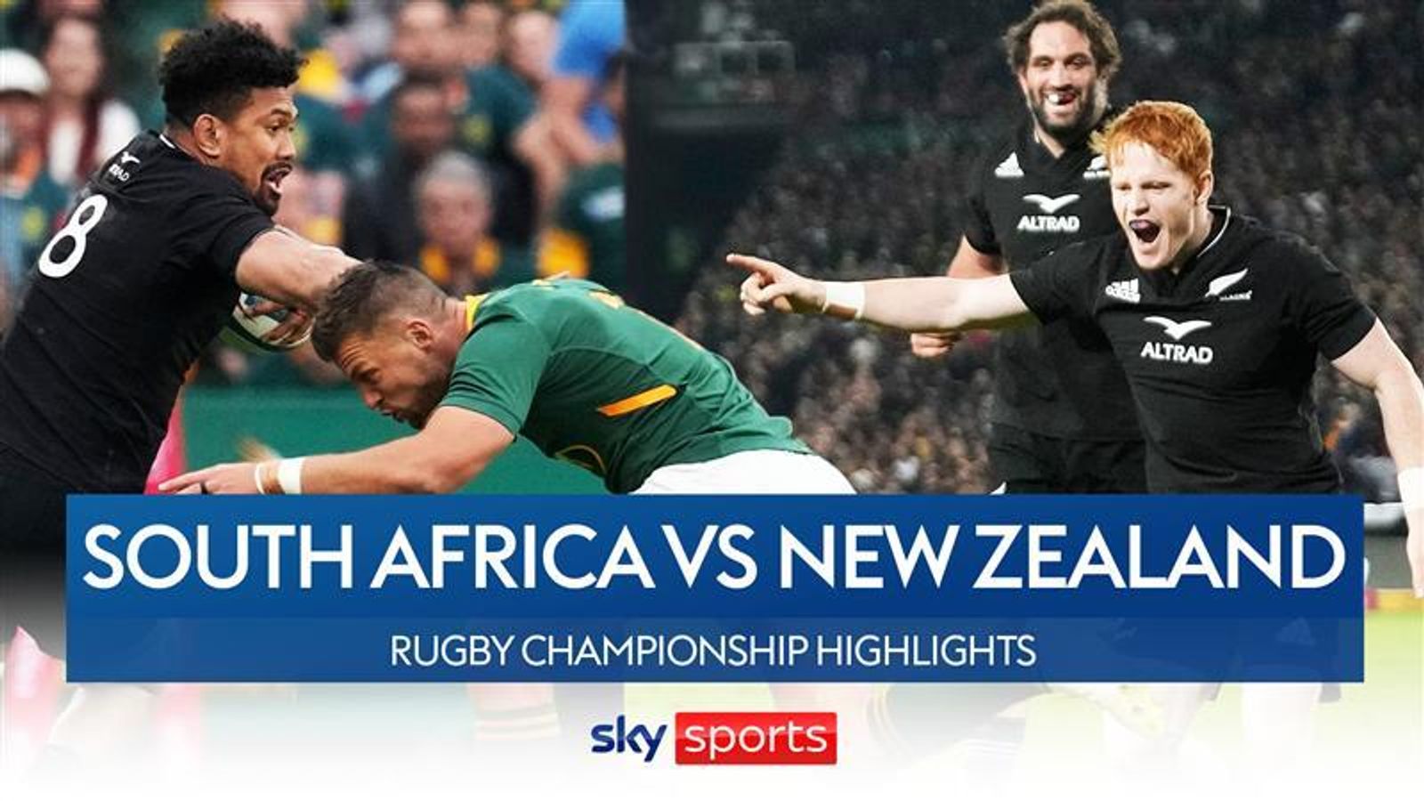All Blacks vs Springboks on Sky Sports in 2023 Rugby Championship: The ...