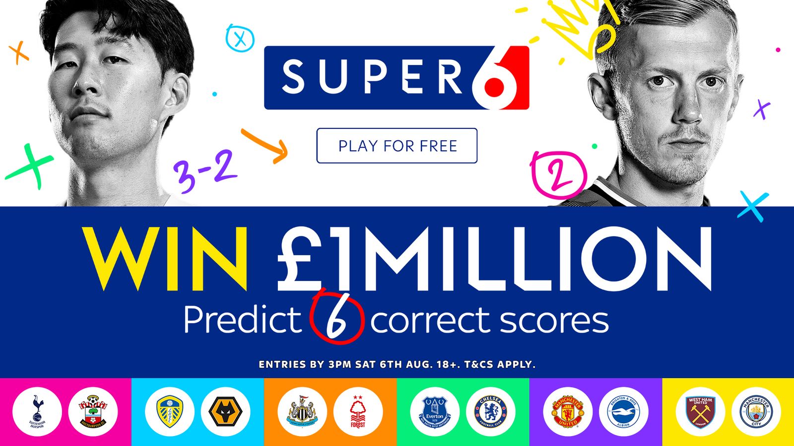 Super 6 is back - Win £1,000,000 for free! | Football News | Sky Sports