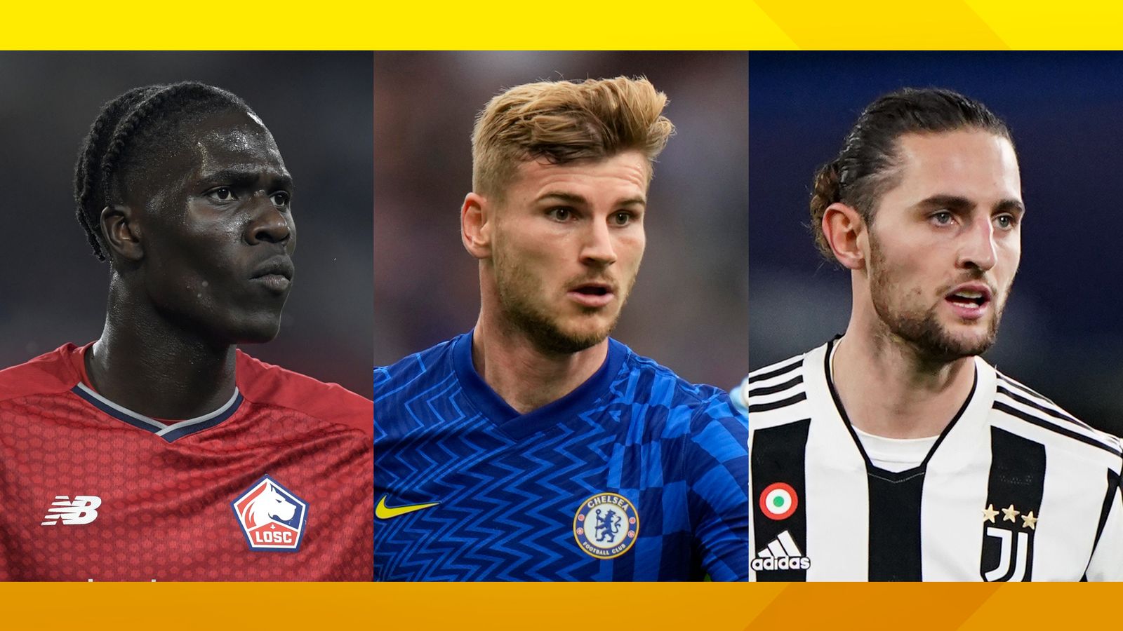 Transfer Centre LIVE! Amadou Onana, Timo Werner, Adrien Rabiot and more ...