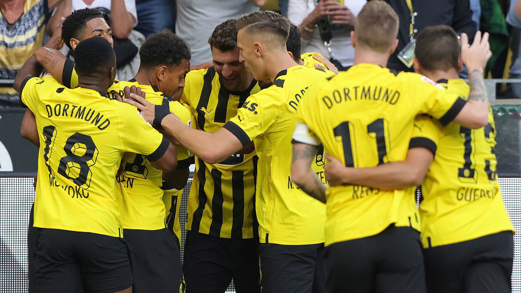 Borussia Dortmund win opener but new signing Karim Adeyemi injured ...