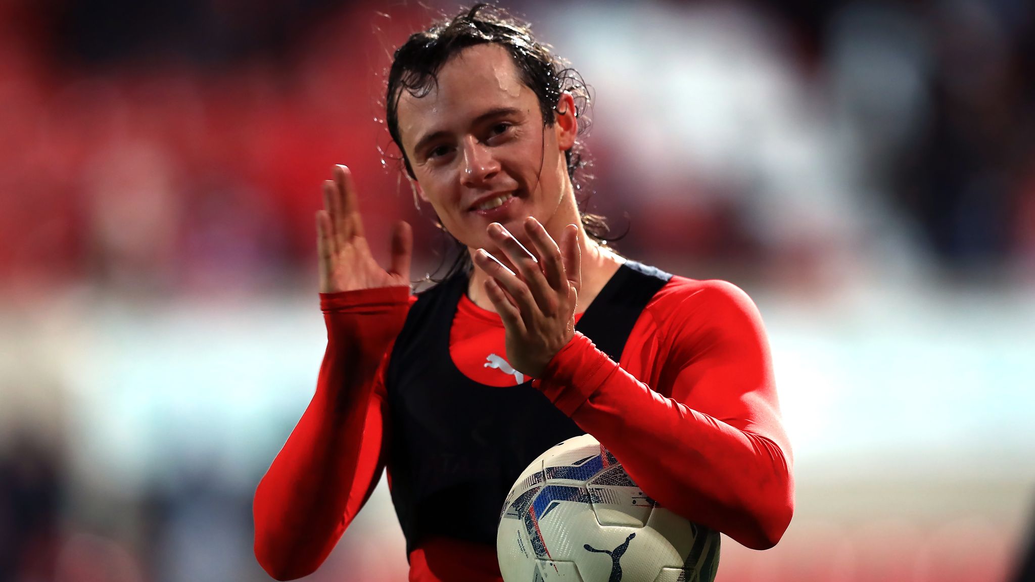 Harry McKirdy: Swindon striker charged after throwing drink over ...