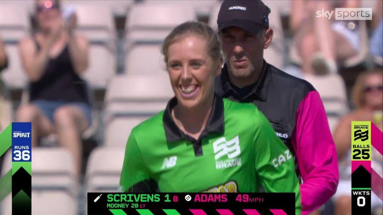 Georgia Adams makes the breakthrough | Cricket News | Sky Sports