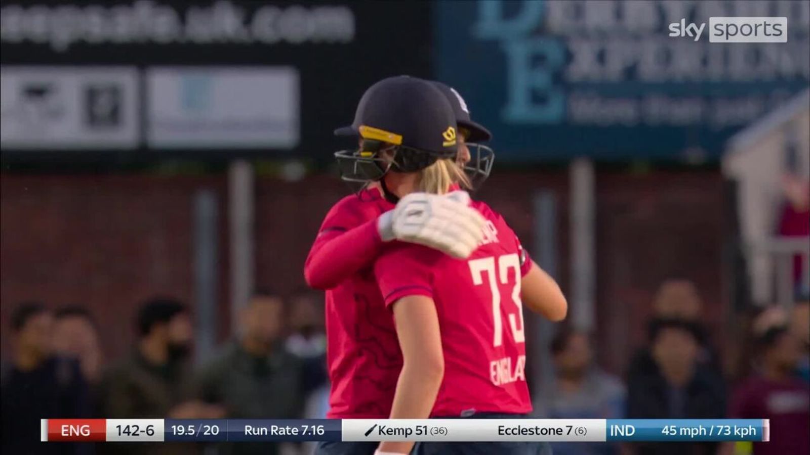 Freya Kemp makes history with maiden half-century | Cricket News | Sky ...