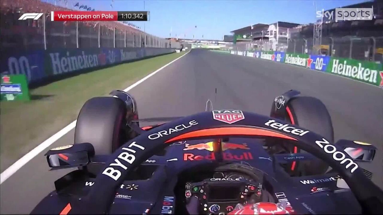 Ride onboard with Max Verstappen's pole lap at the Dutch Grand Prix | F1 News | Sky Sports