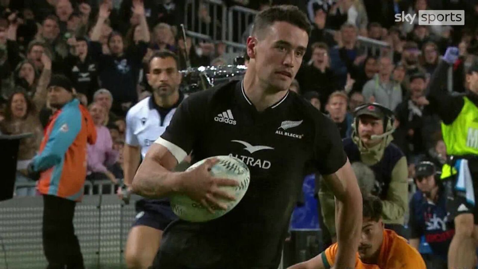 Will Jordan gets opening try for All Blacks | Rugby Union News | Sky Sports