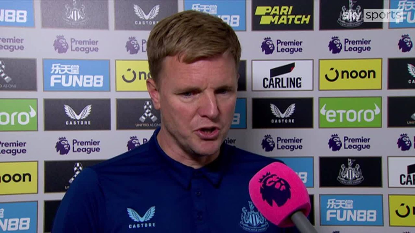 Newcastle v Crystal Palace - Howe pre-match | Football News | Sky Sports