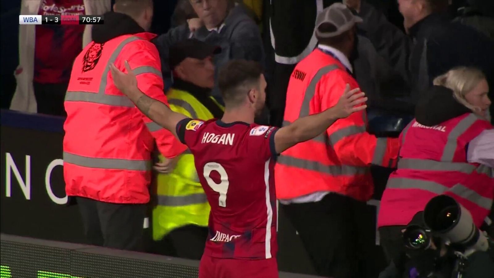 Scott Hogan completes hat-trick with brilliant finish | Football News ...