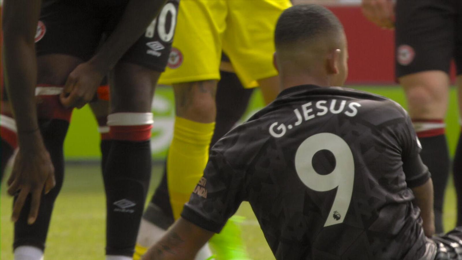 Jesus denied fine goal by Raya | Football News | Sky Sports