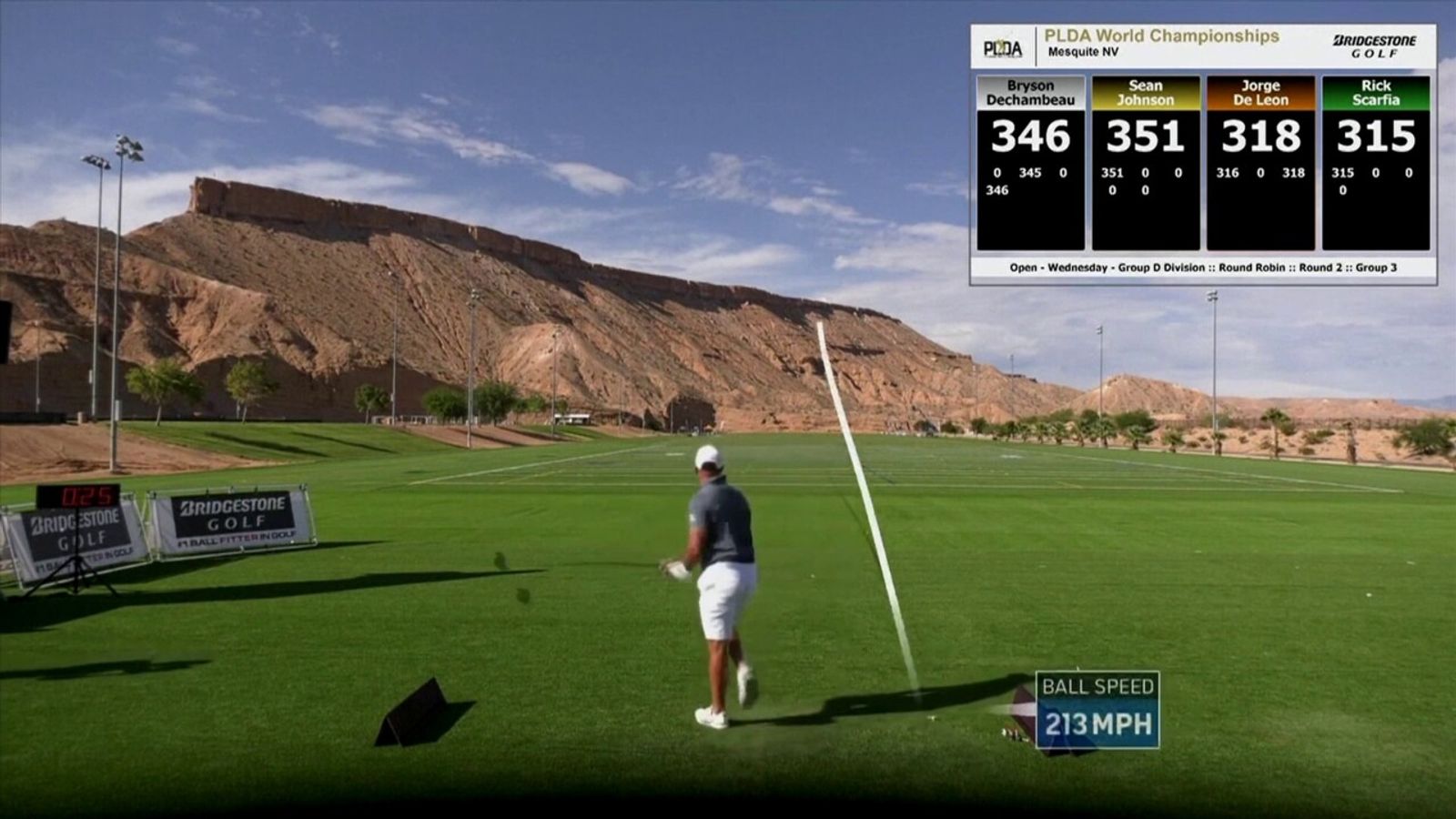 Bryson DeChambeau makes final 64 at World's Longest Drive Championship ...