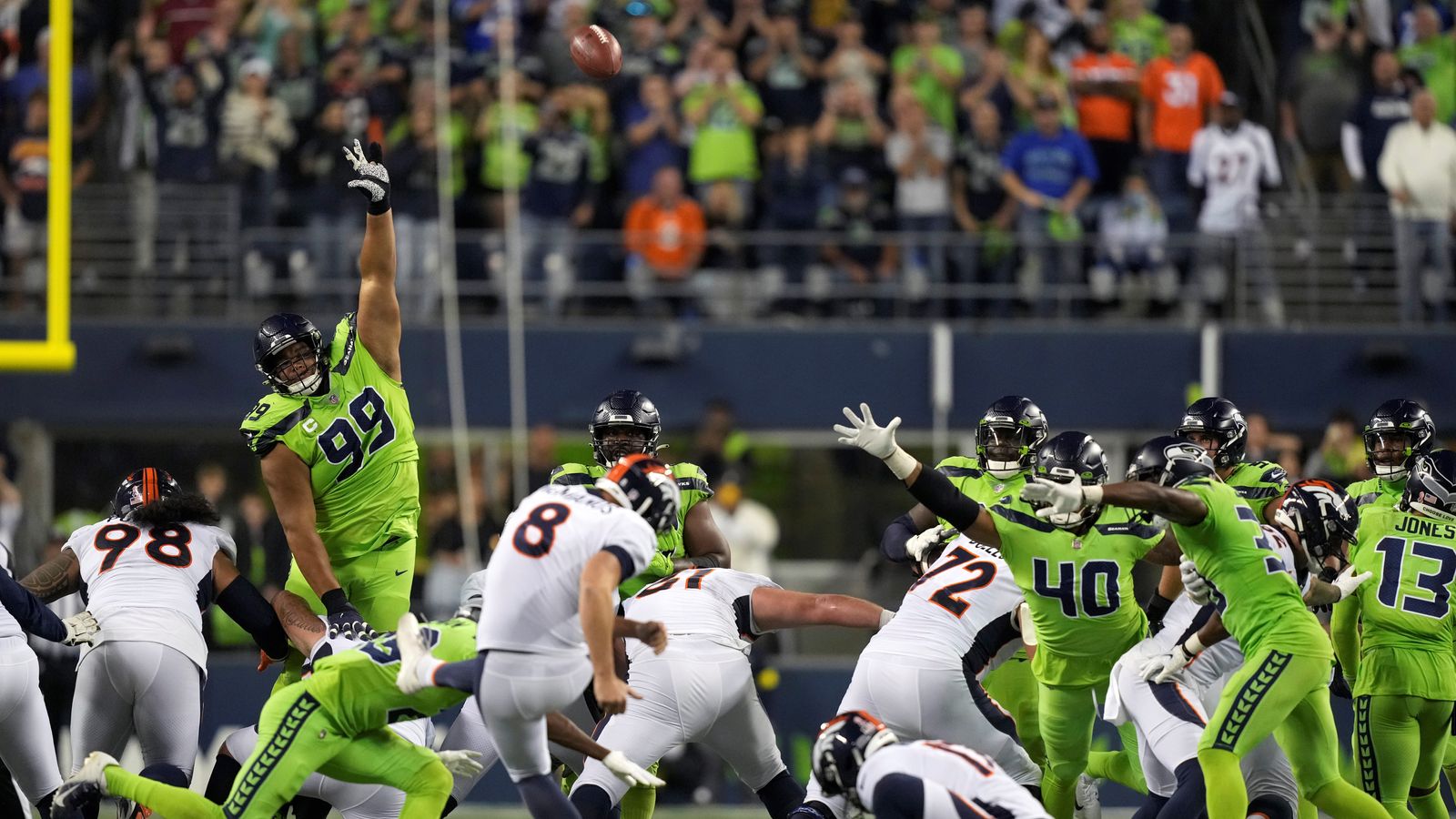 Denver Broncos 16-17 Seattle Seahawks: Russell Wilson booed and beaten ...
