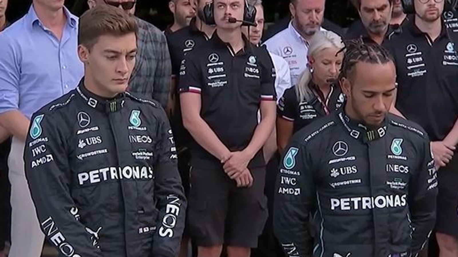 Queen Elizabeth II: Formula One paddock holds minute's silence | F1 ...