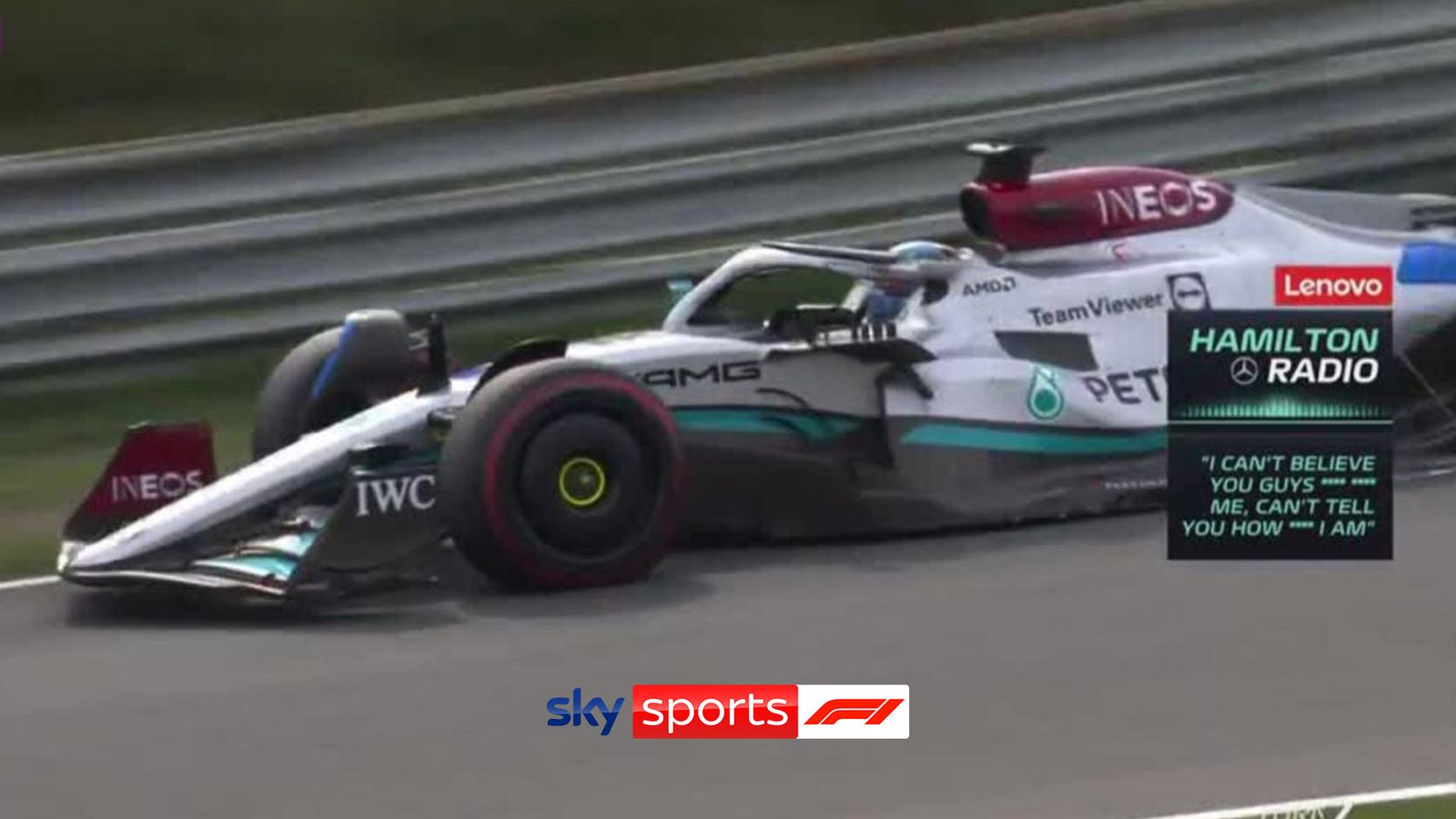 Lewis Hamilton fumes over team radio | 'I can't believe you guys' | F1 ...