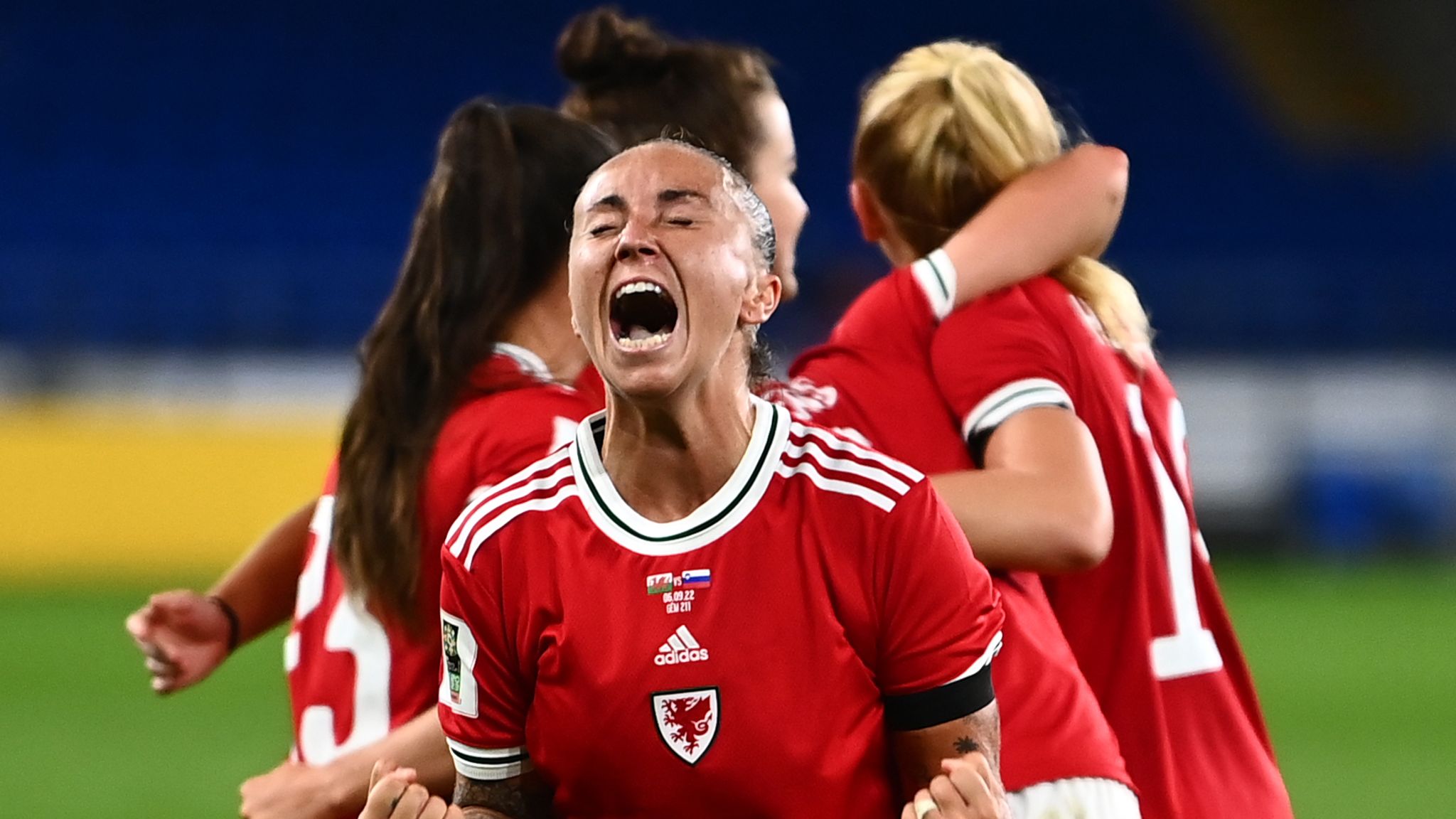 Wales into Women's World Cup play-offs after Slovenia draw with ...