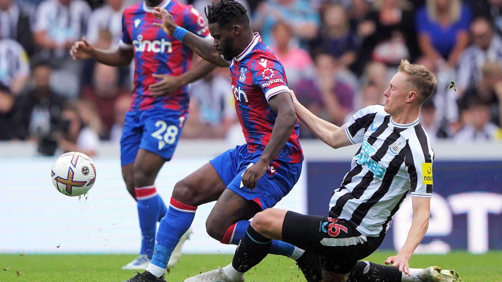 Newcastle 0-0 Crystal Palace: Tyrick Mitchell own-goal ruled out by VAR ...
