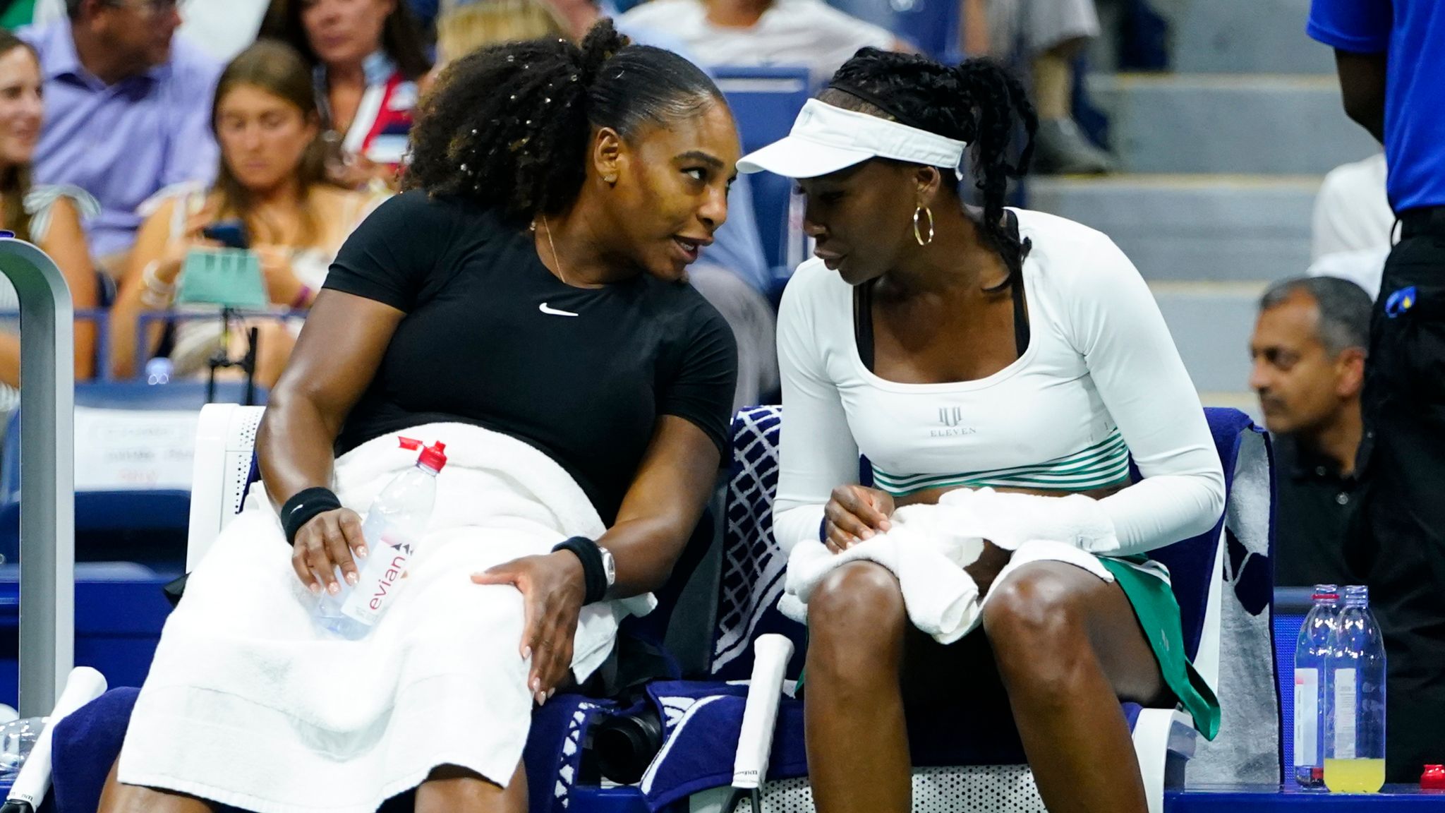 Serena Williams and Venus Williams beaten in US Open doubles | Rafa ...