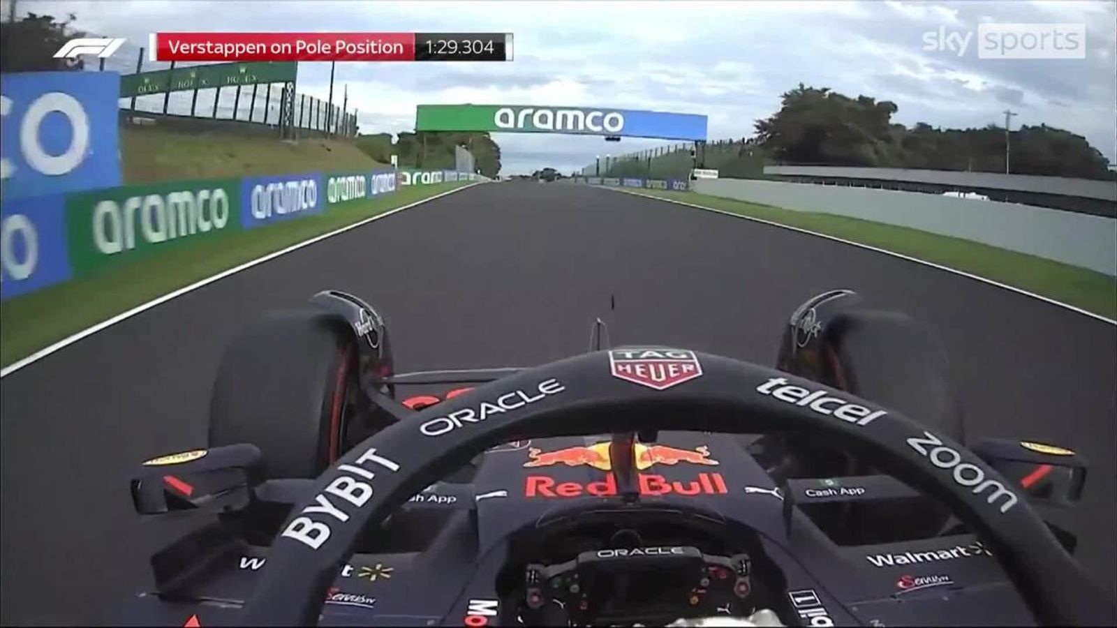Ride onboard with Max Verstappen's pole lap at the Japanese GP | F1 News | Sky Sports