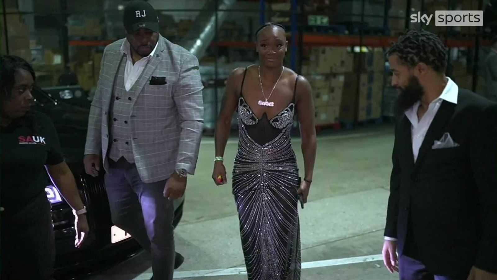 Claressa Shields arrives at The O2 in style | Boxing News | Sky Sports