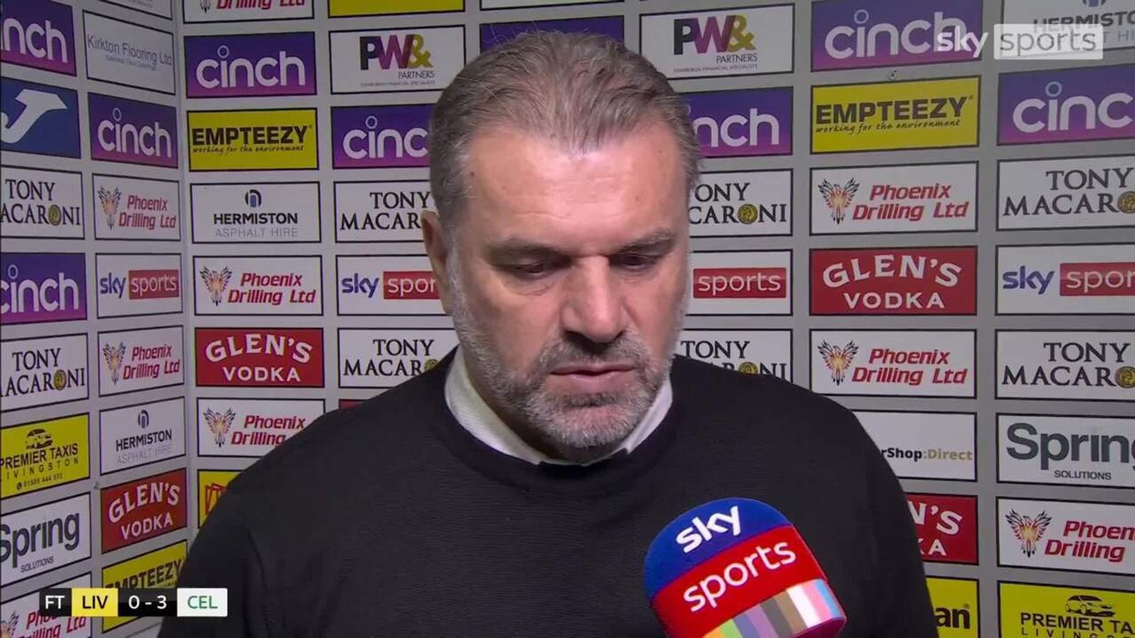 Ange Postecoglou: We had to stay disciplined | Football News | Sky Sports