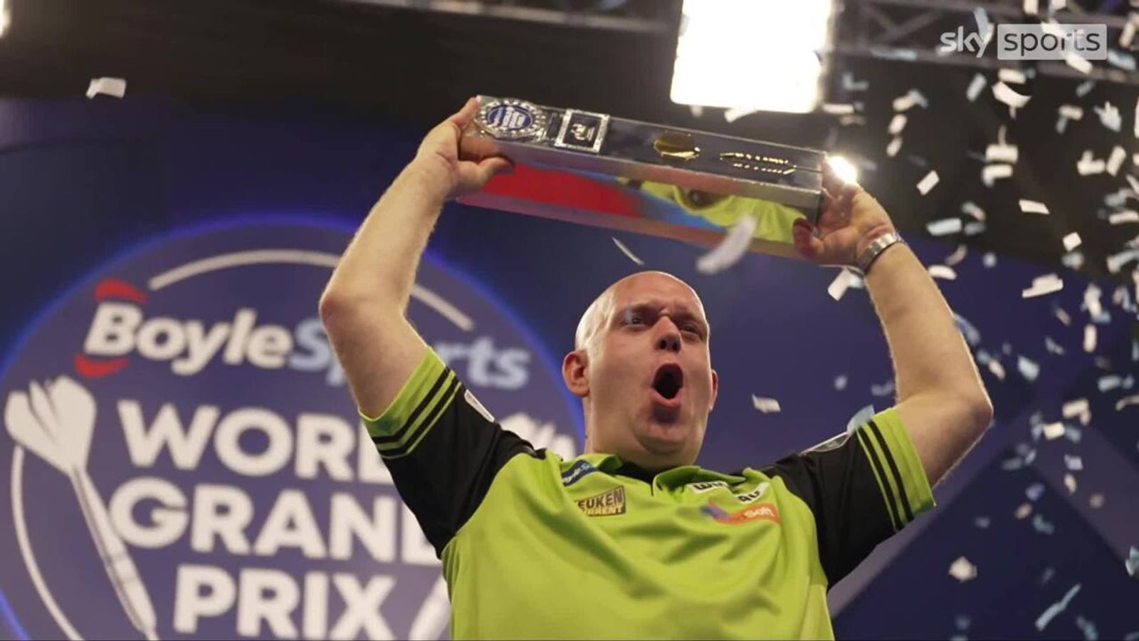 World Grand Prix Darts: Michael van Gerwen holds off Nathan Aspinall ...