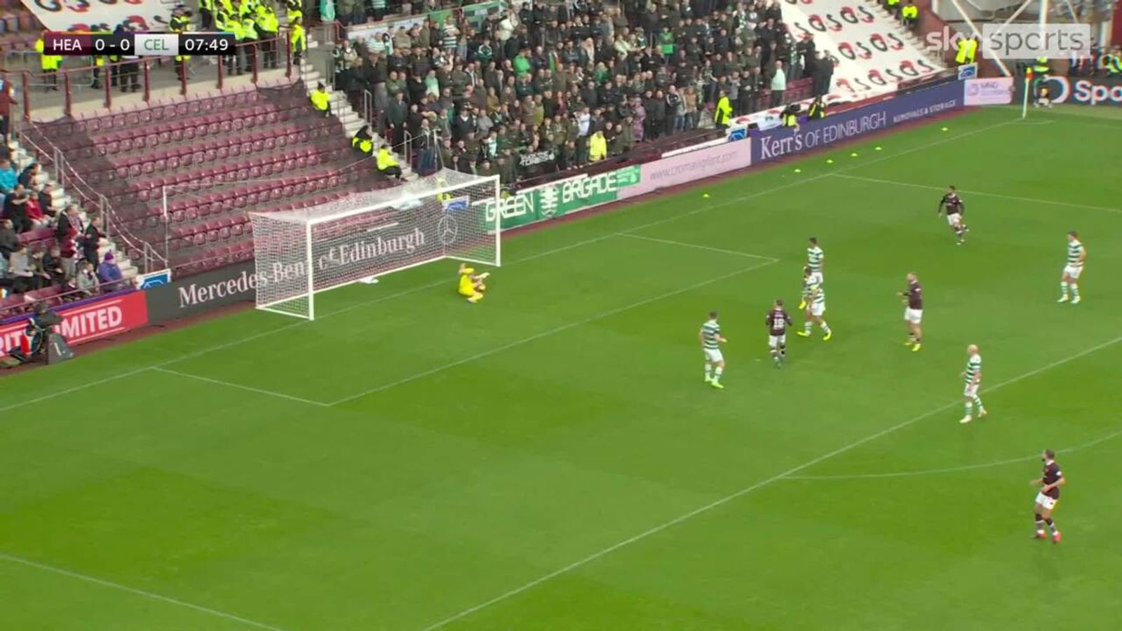 Barrie McKay shot saved by Joe Hart | Football News | Sky Sports