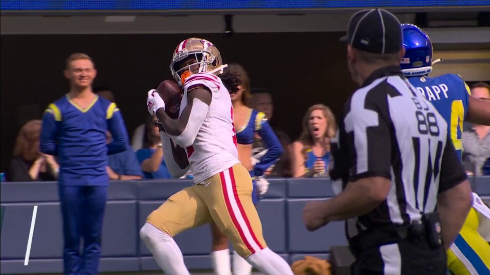 Passing, receiving, rushing TDs - Christian McCaffrey with perfect hat ...