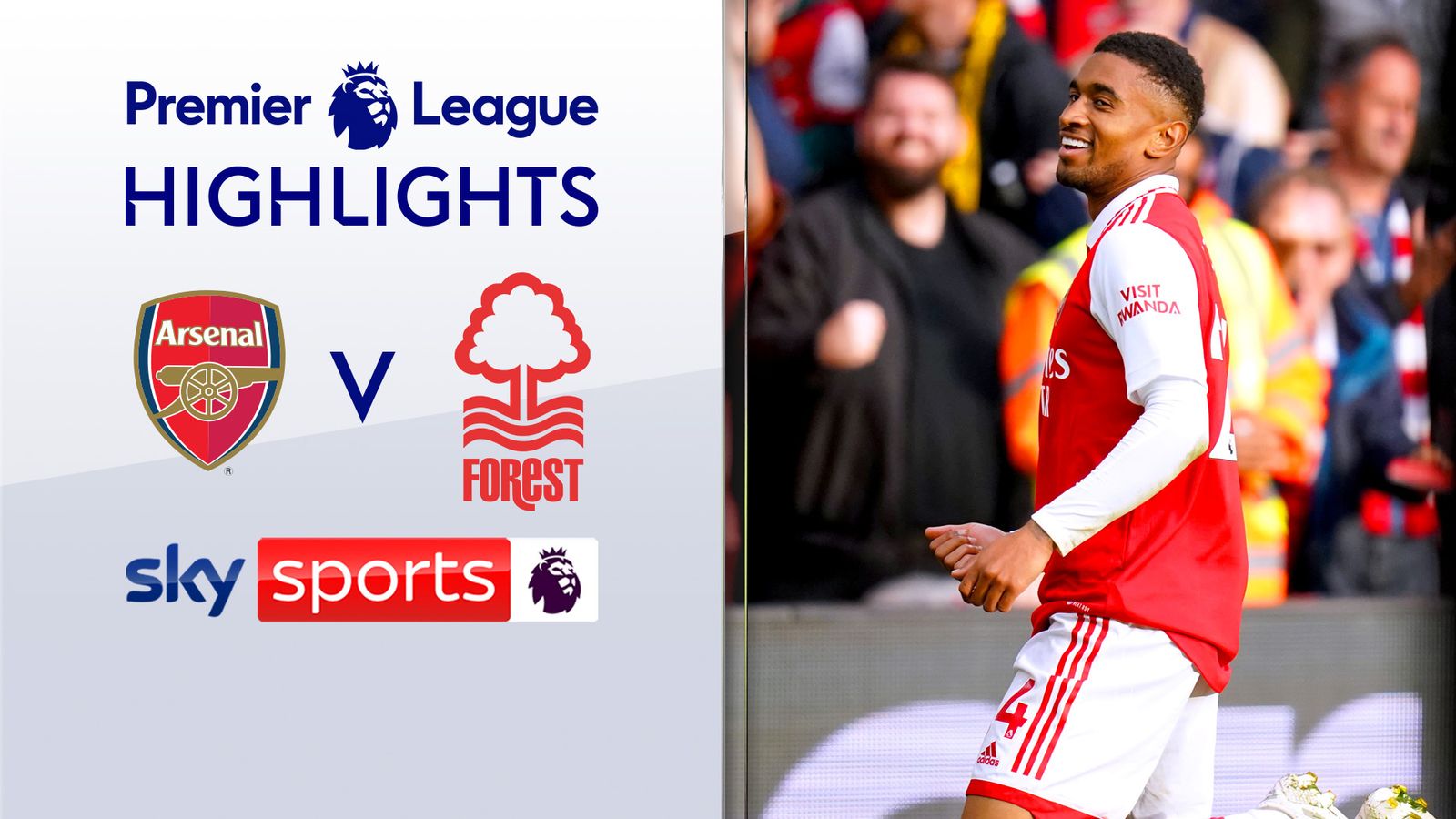 Arsenal 5 - 0 N Forest - Match Report & Highlights