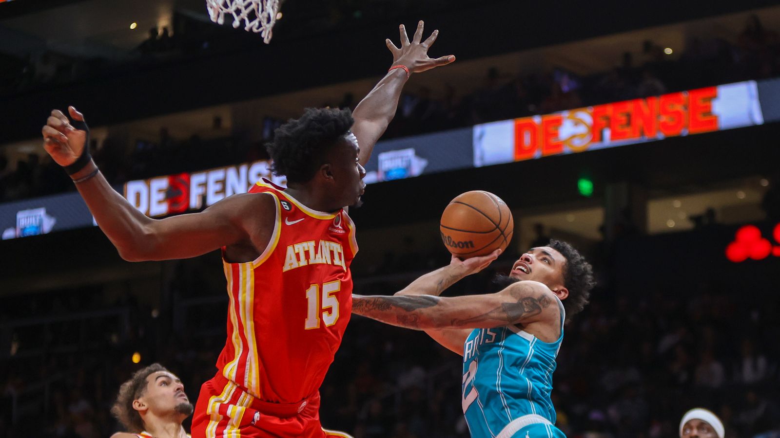 Clint Capela gets another impressive double-double for the Atlanta ...