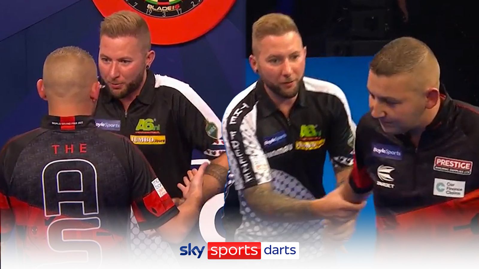 Nathan Aspinall and Danny Noppert exchange words after tense finish at ...