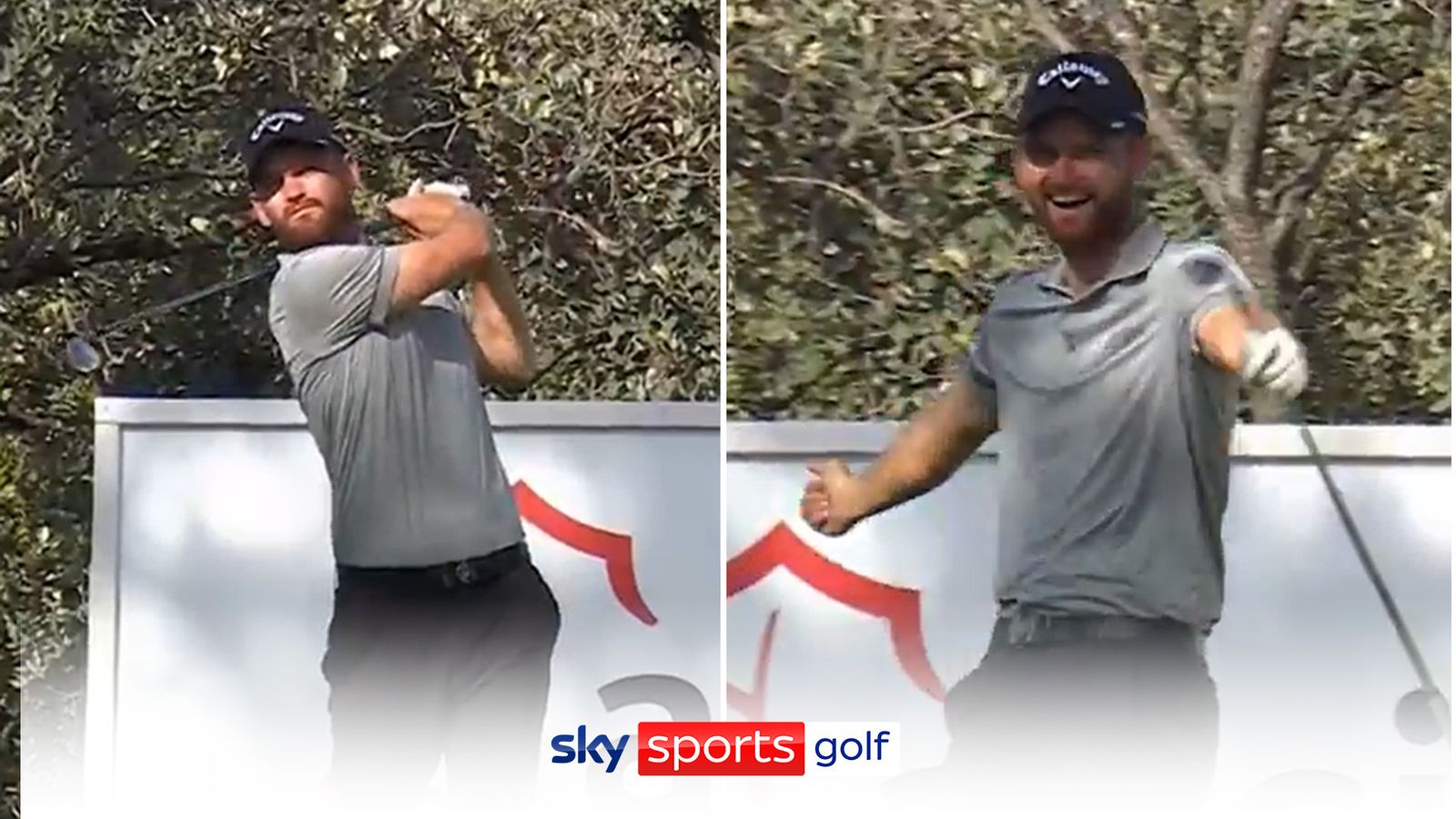 Golf in a nutshell? Daniel Gavins hits hole-in-one after quadruple ...