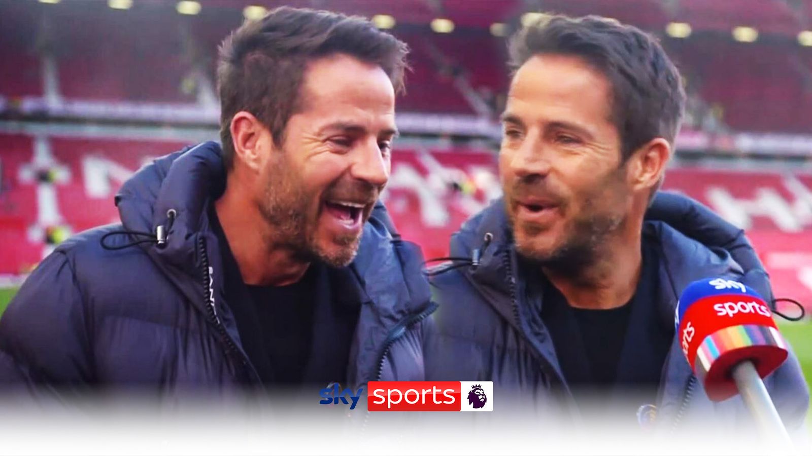 Jamie Redknapp dodges sprinklers as Super Sunday set gets soaked ...