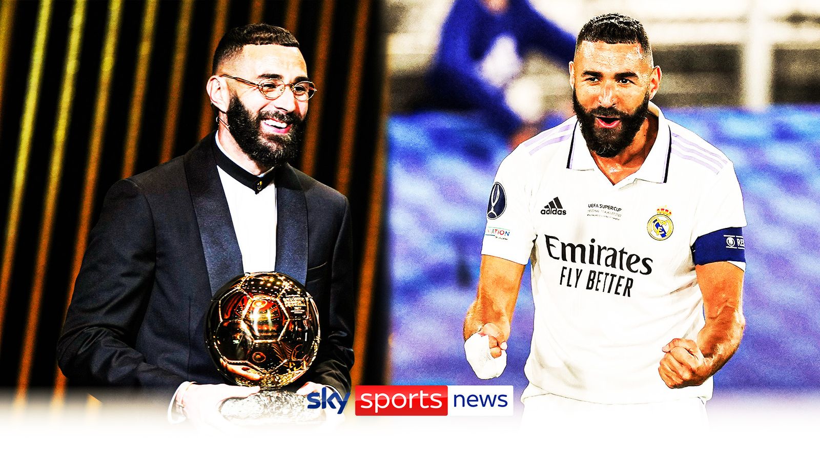 Karim Benzema: Real Madrid striker wins men's Ballon d'Or for first ...