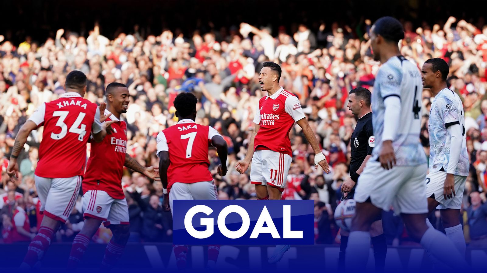 Martinelli scores in first minute of the game! | Football News | Sky Sports