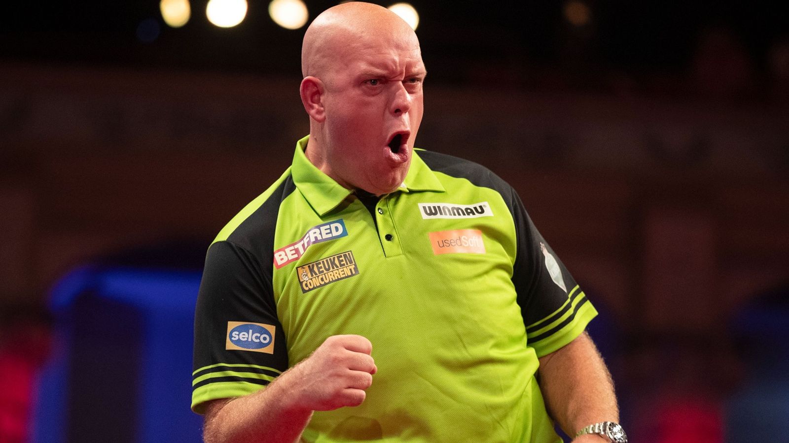 Grand Slam of Darts: Peter Wright thumps Fallon Sherrock, Michael van ...