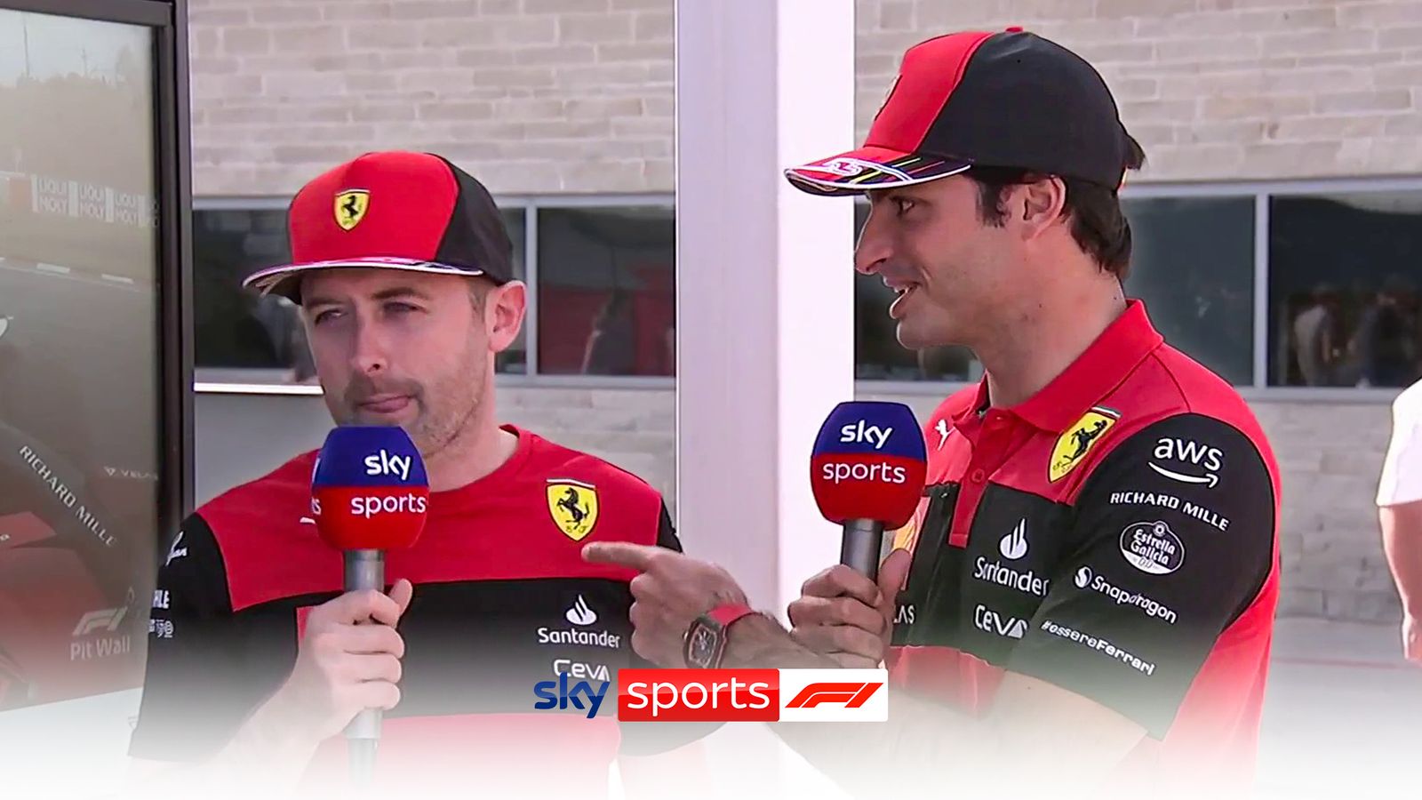 Carlos Sainz meets impersonator Conor Moore at Skypad | 'I'm seeing and ...