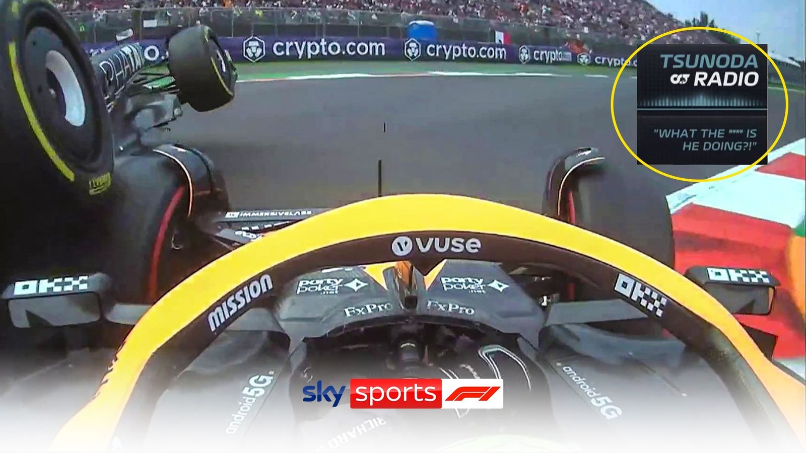 Yuki Tsunoda forced to retire after dangerous Daniel Ricciardo crash ...