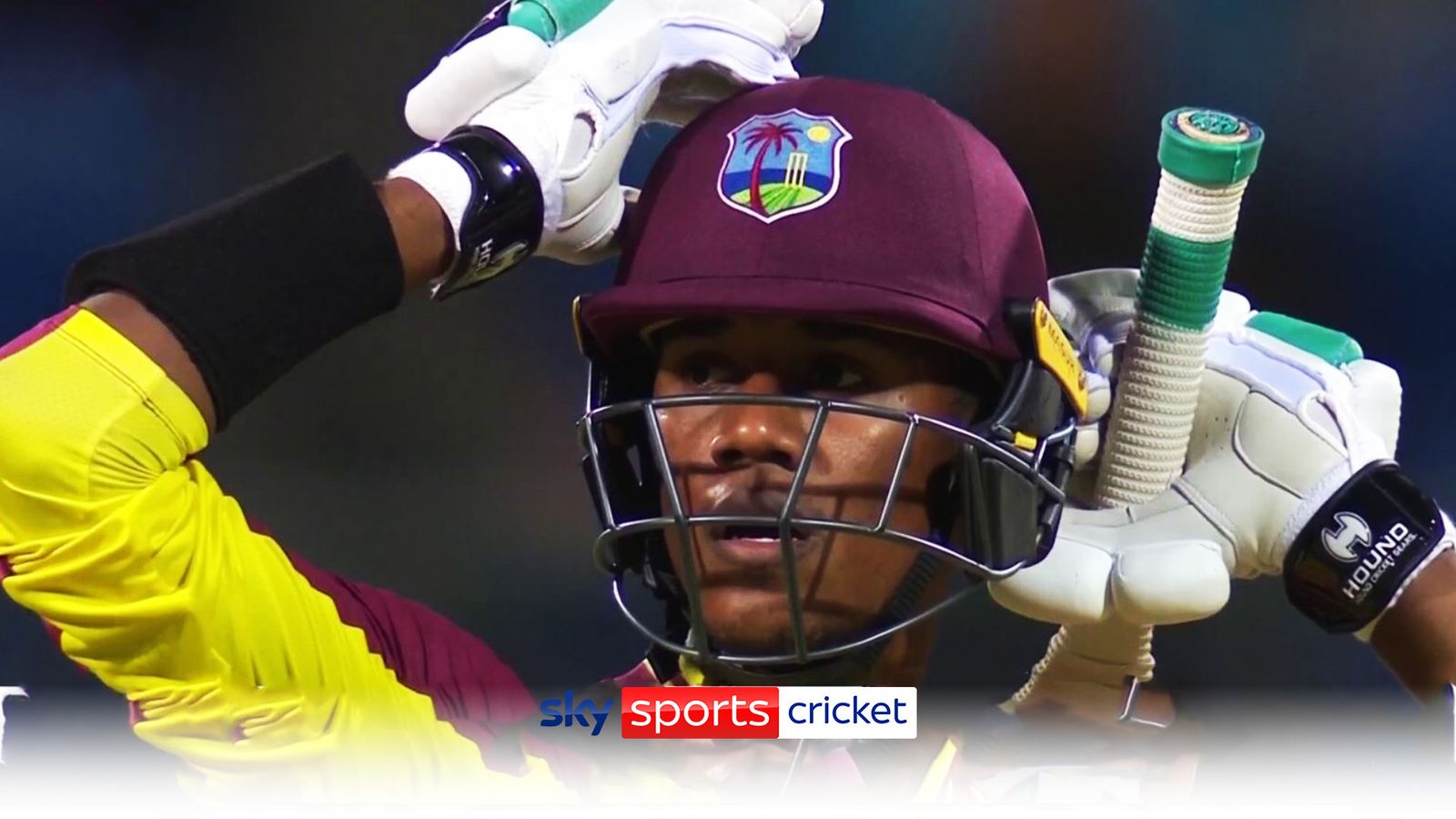 Rovman Powell six stuns team-mate Akeal Hosein at T20 World Cup ...