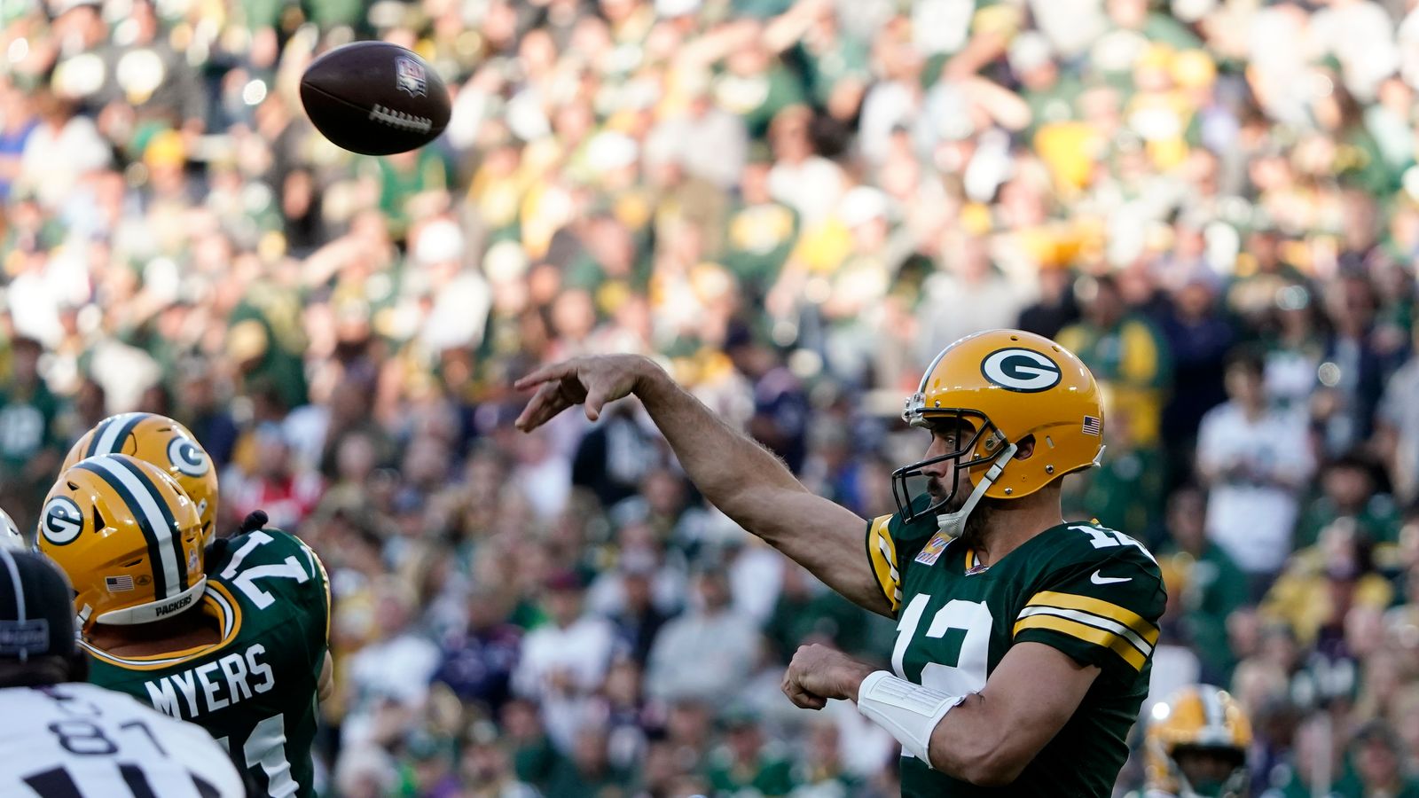 Aaron Rodgers completes 500th touchdown pass! | NFL News | Sky Sports