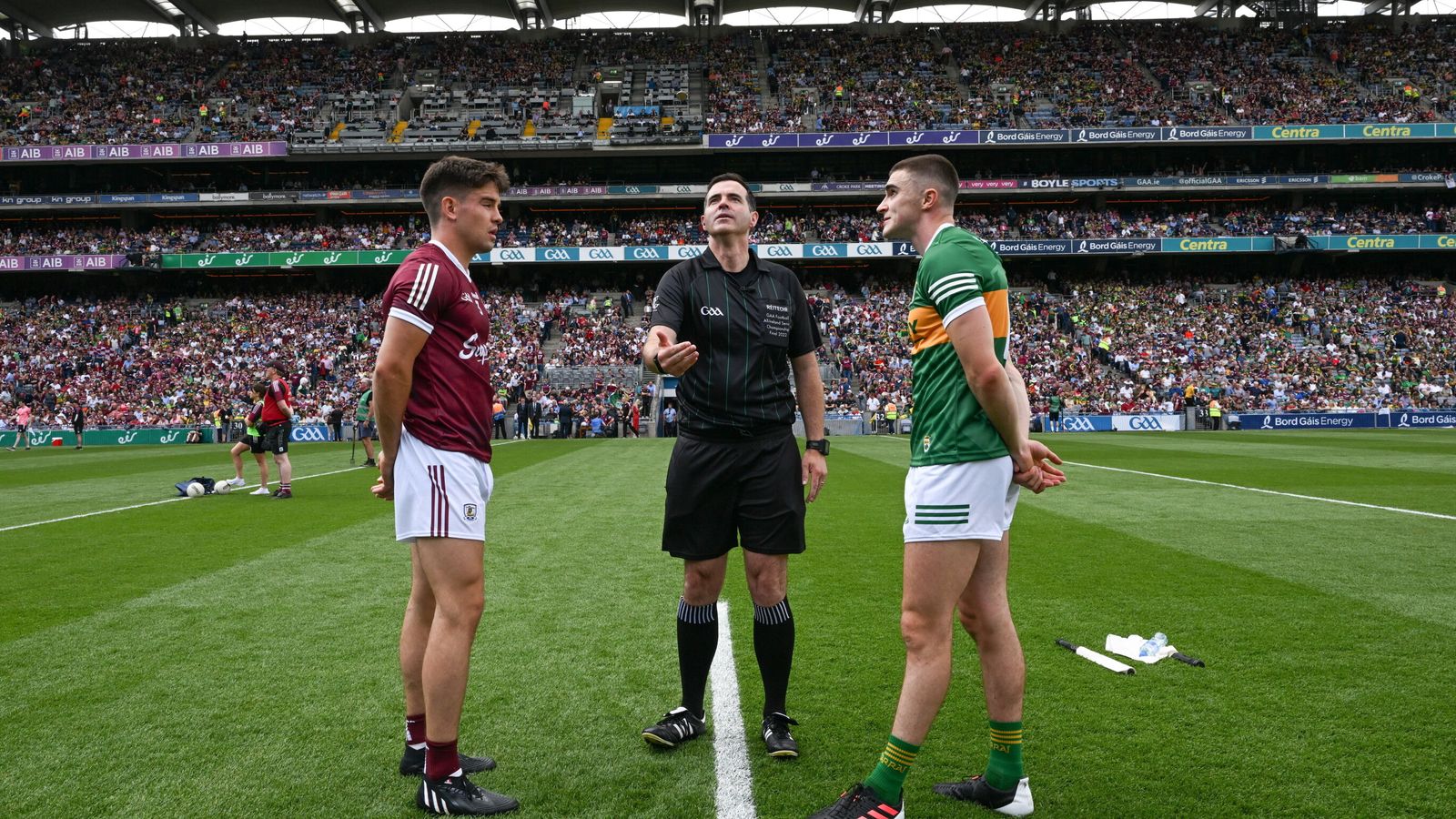 All-Ireland officials Sean Hurson and Colm Lyons discuss solutions to ...