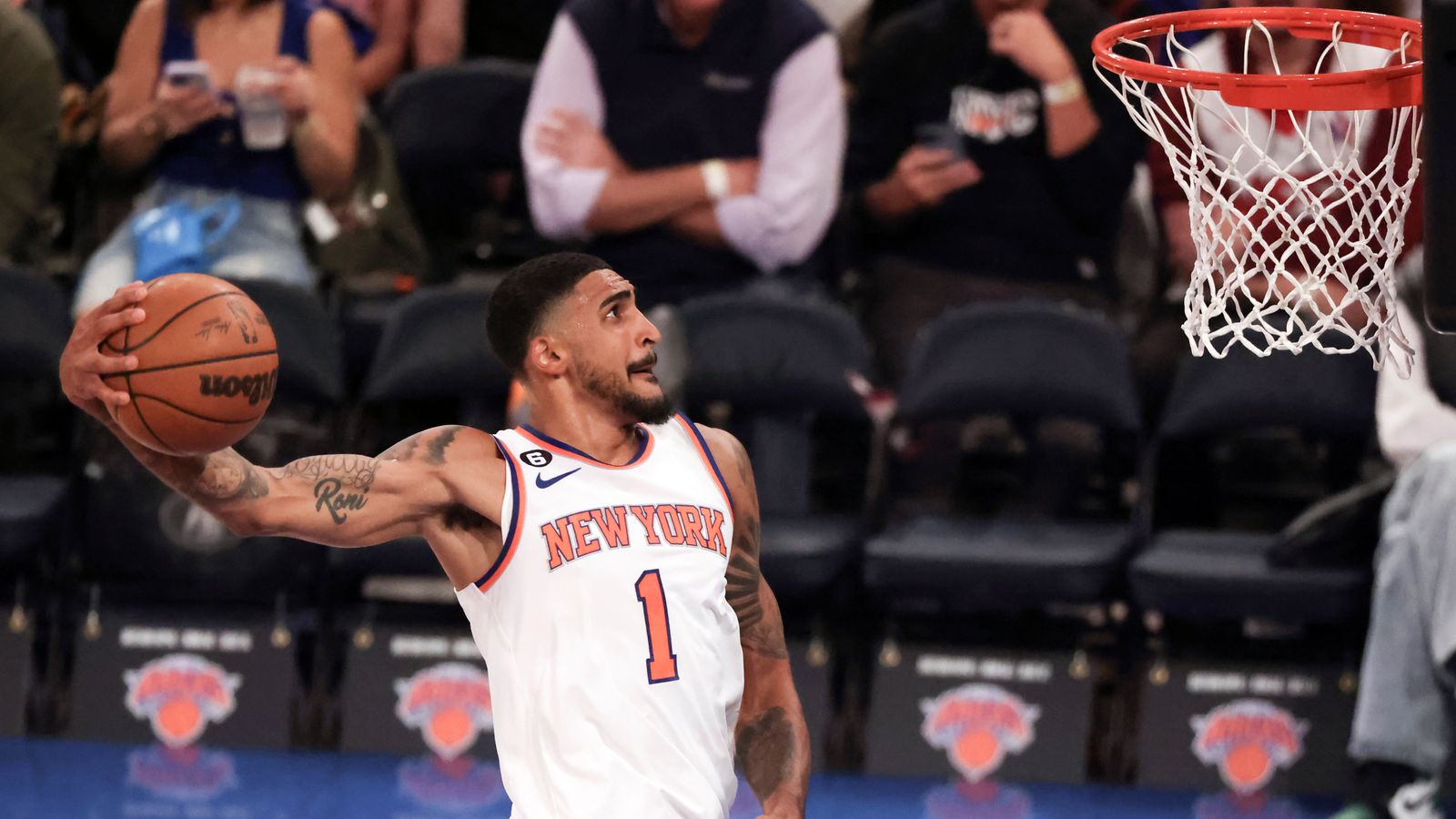 NBA | Obi Toppin throws down windmill dunk | Basketball News | Sky Sports